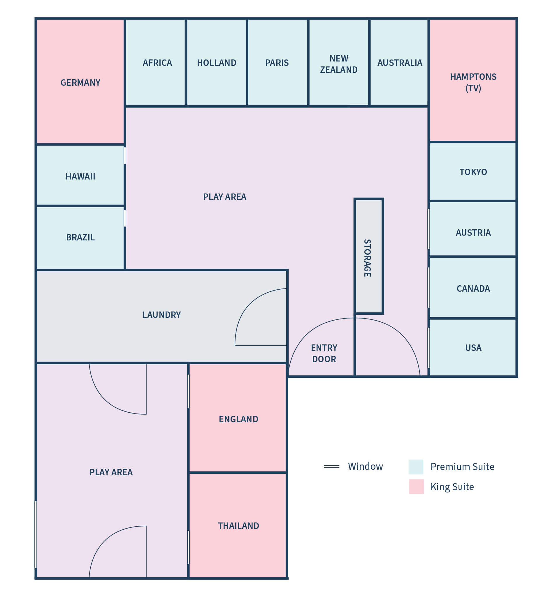 Cat Boarding Floor Plans - The Vet Lounge
